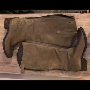 Sam Edelman | Shoes | Sam Edelman Penny Leather Riding Boot Gray | Poshmark